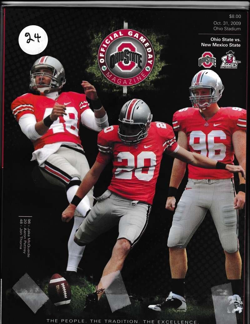 Amazon.com: 2009 Ohio State University Football Prog Vs New Mexico St ...