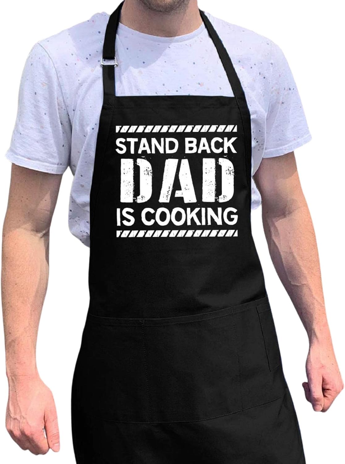 Amazon.com: ApronMen, Stand Back Dad Is Cooking, Cotton Kitchen Apron ...