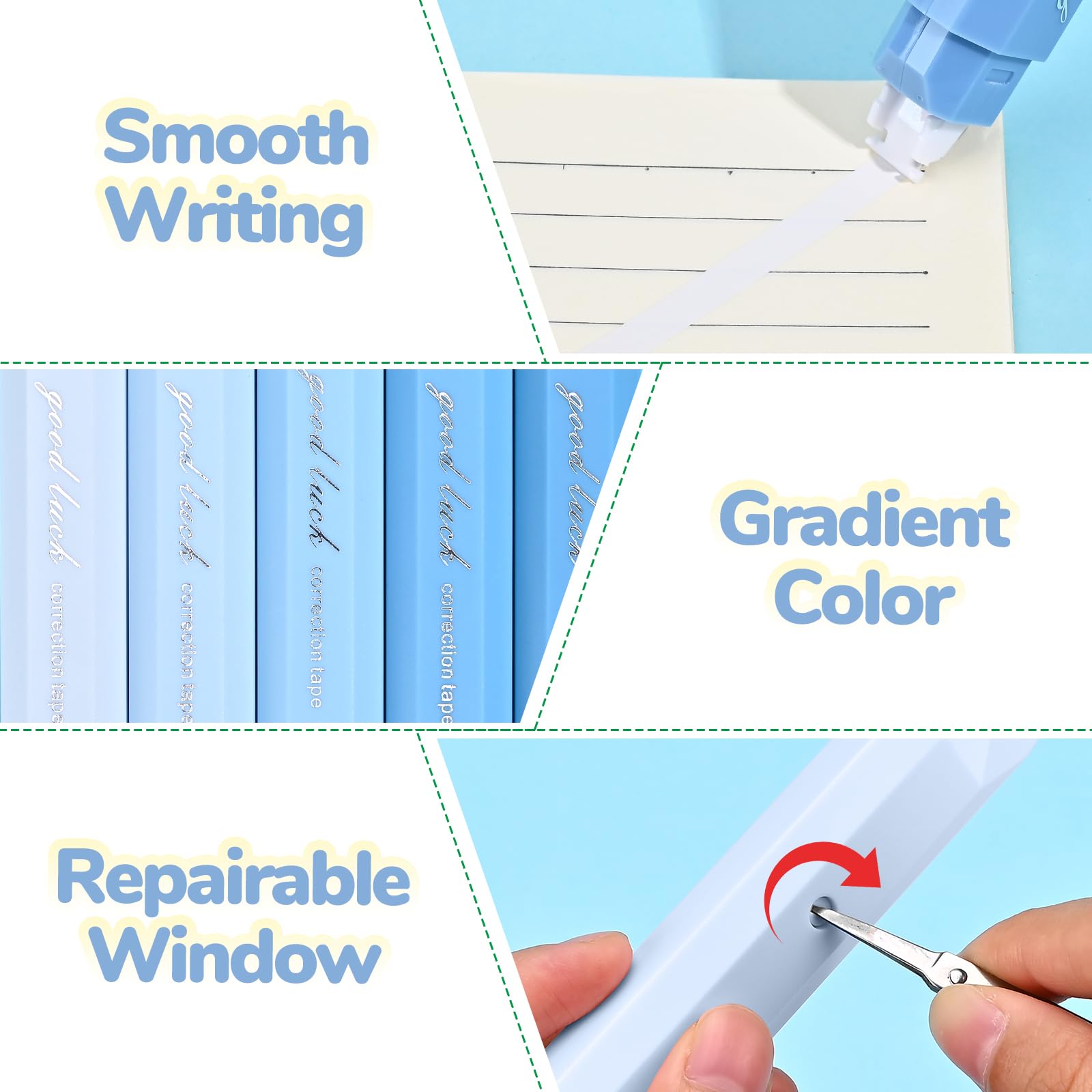 Snapklik.com : Temiary 5 Pcs White Out Tapes For Instant Correction ...