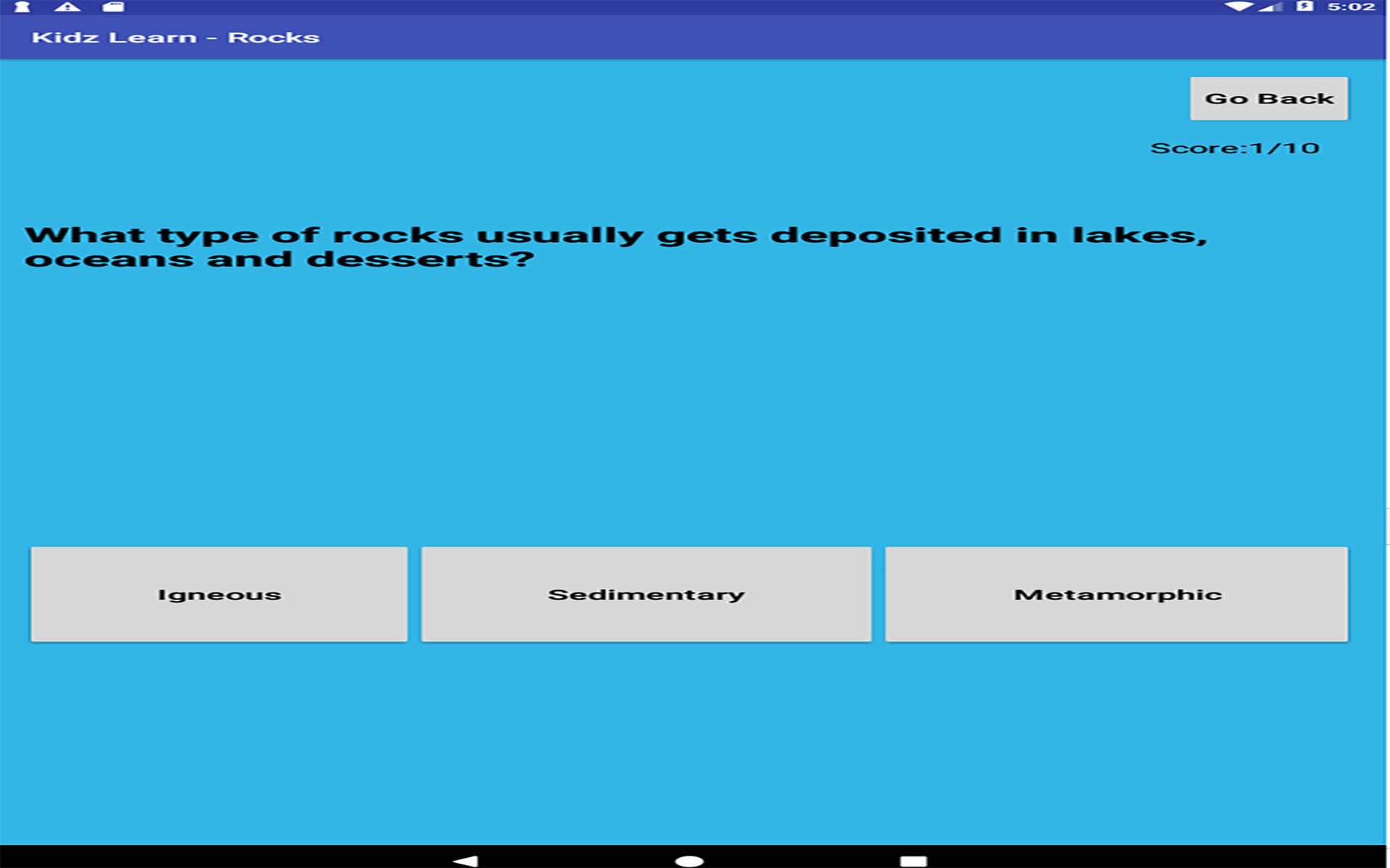 Kidz Learn - Rocks - App on Amazon Appstore