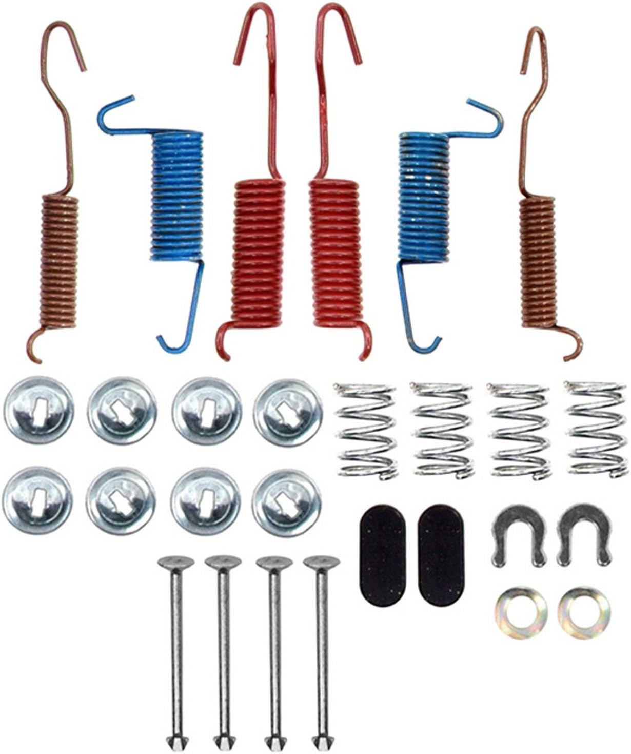 Amazon.com: ACDelco Professional 18K566 Rear Drum Brake Spring Kit with ...