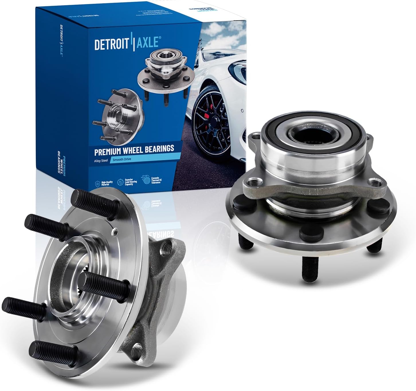 Amazon.com: Detroit Axle - Front 2pc Wheel Bearing Hubs for 11-17 Honda ...
