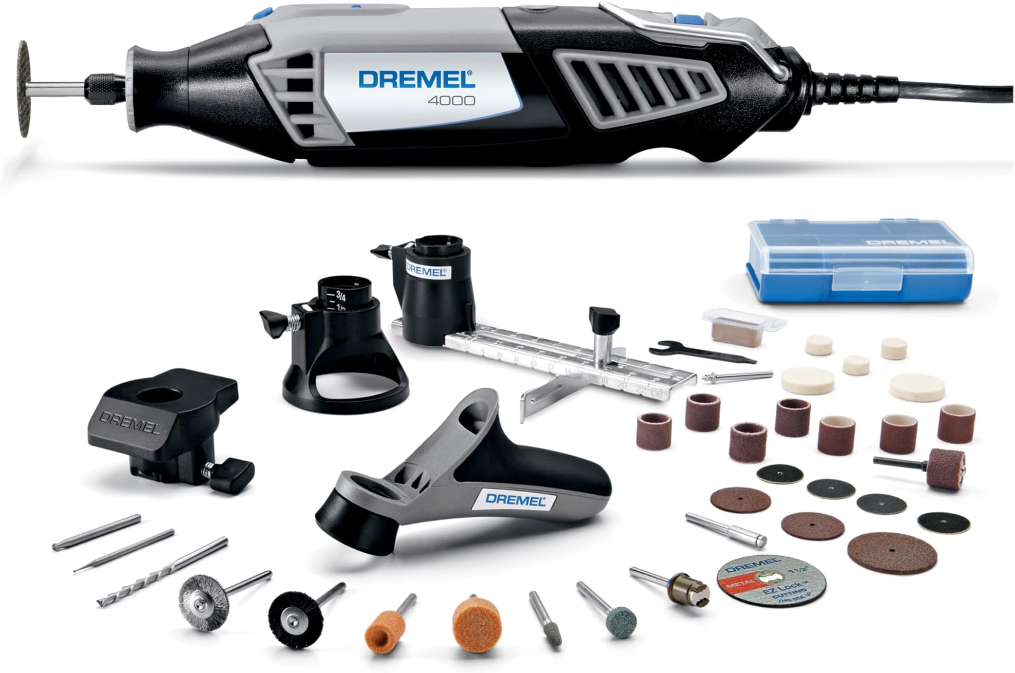 Dremel 4000-4/34 High Performance Rotary Tool Kit with Variable Speed ...