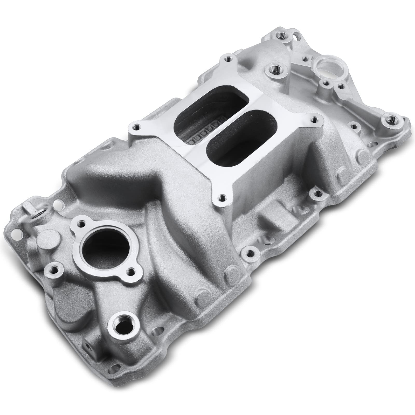 A-Premium Dual Plane High Rise Intake Manifold Compatible with Chevy ...