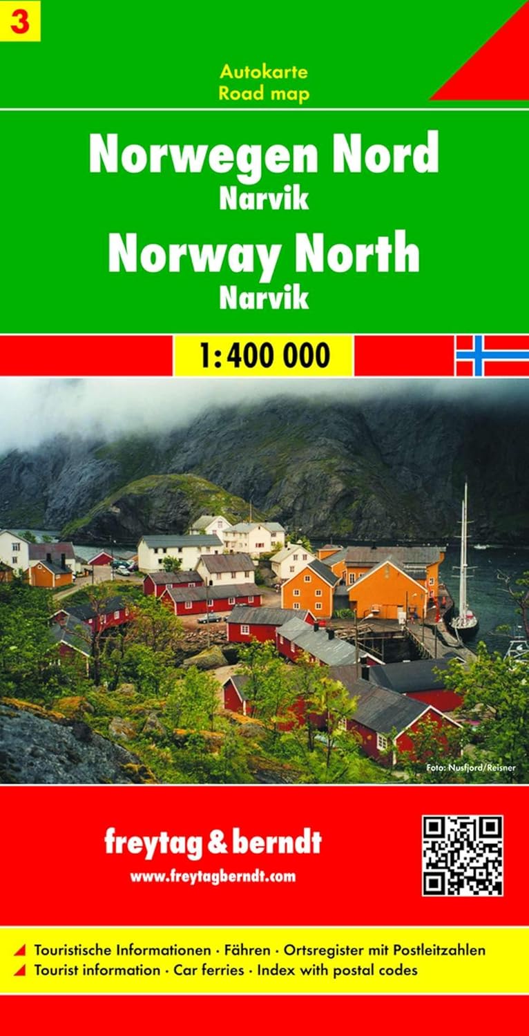 Norway North Road Map: Narvik No. 3: Toeristische wegenkaart 1:400 000 ...