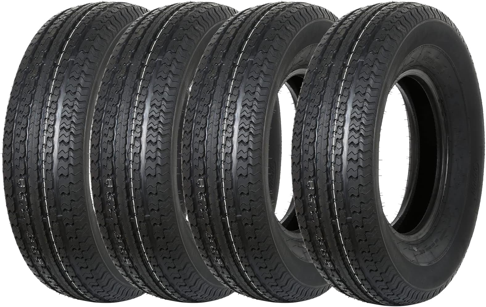 Amazon.com: Grand Ride Set 4 FREE COUNTRY Trailer Tires ST225/75R15 10 ...