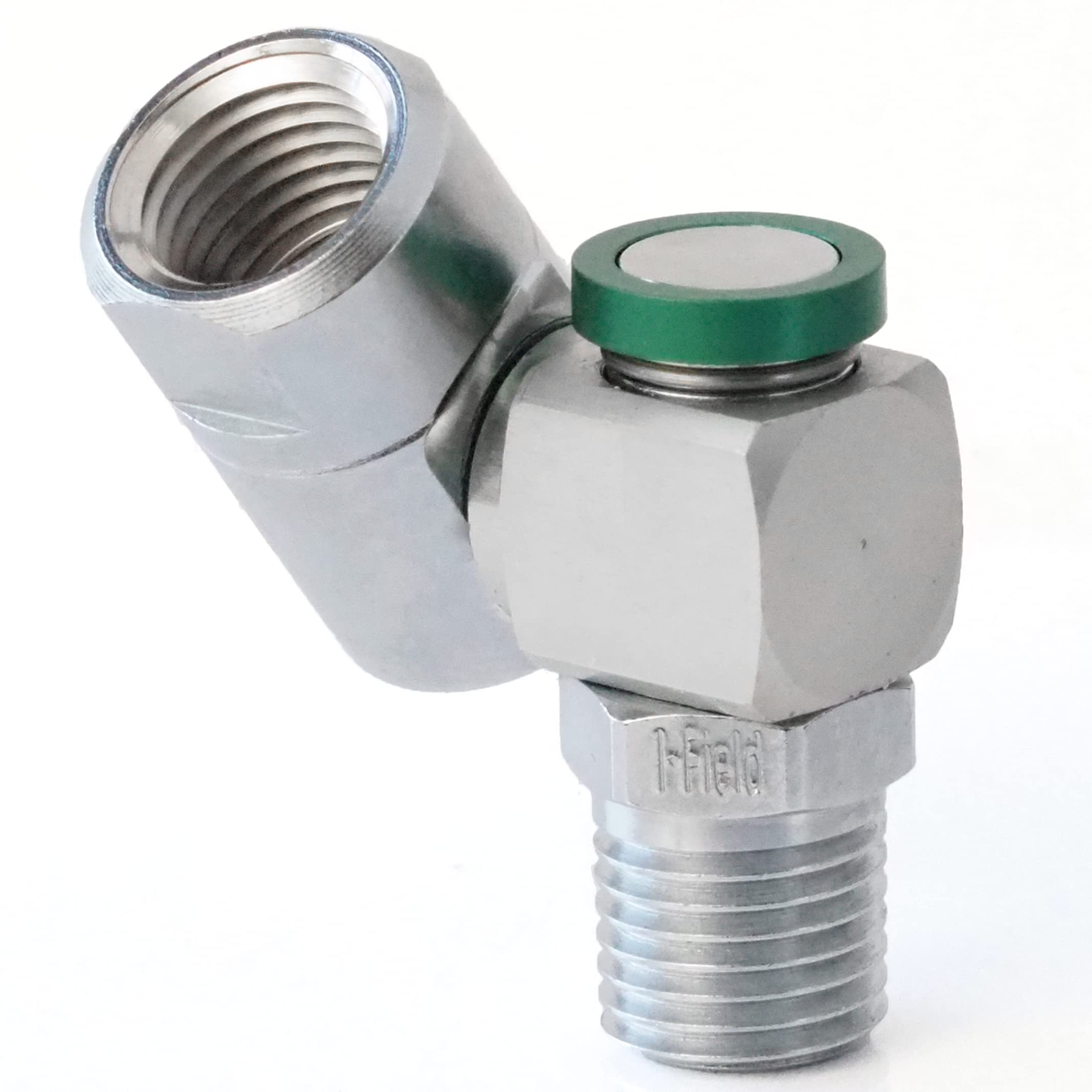 I.Field Air Swivel Fitting 360 Degree Rotating Dual-Axis NPT 1/4 ...