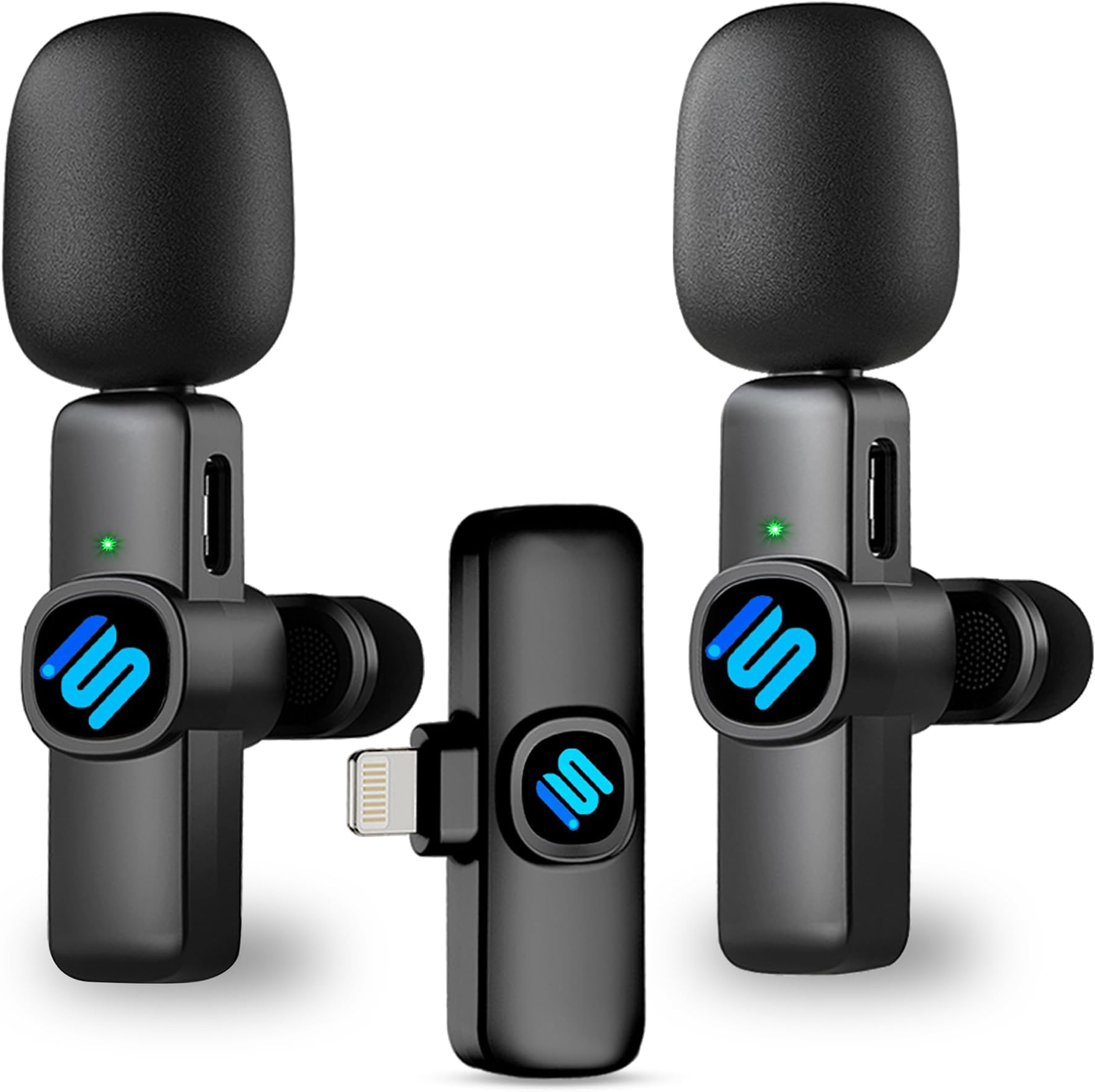 Amazon.com: Digiray Wireless Microphone Lavalier for iPhone Video ...