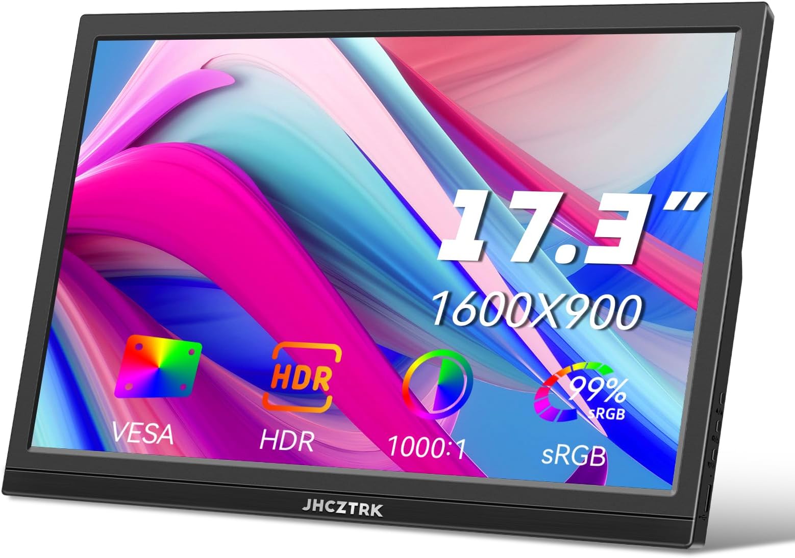 Amazon.com: Jhcztrk 17.3 Inch Portable Monitor HDMI Type-C Laptop ...