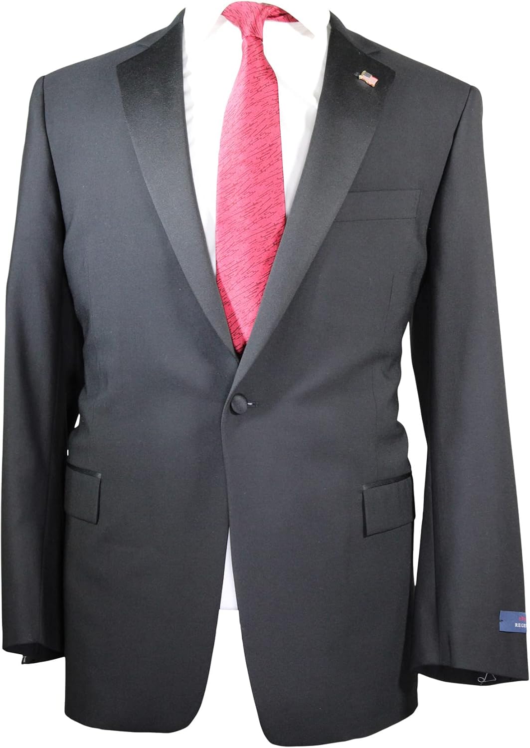 Brooks Brothers Regent One Button Tuxedo Suit Size 38 Short Black at ...