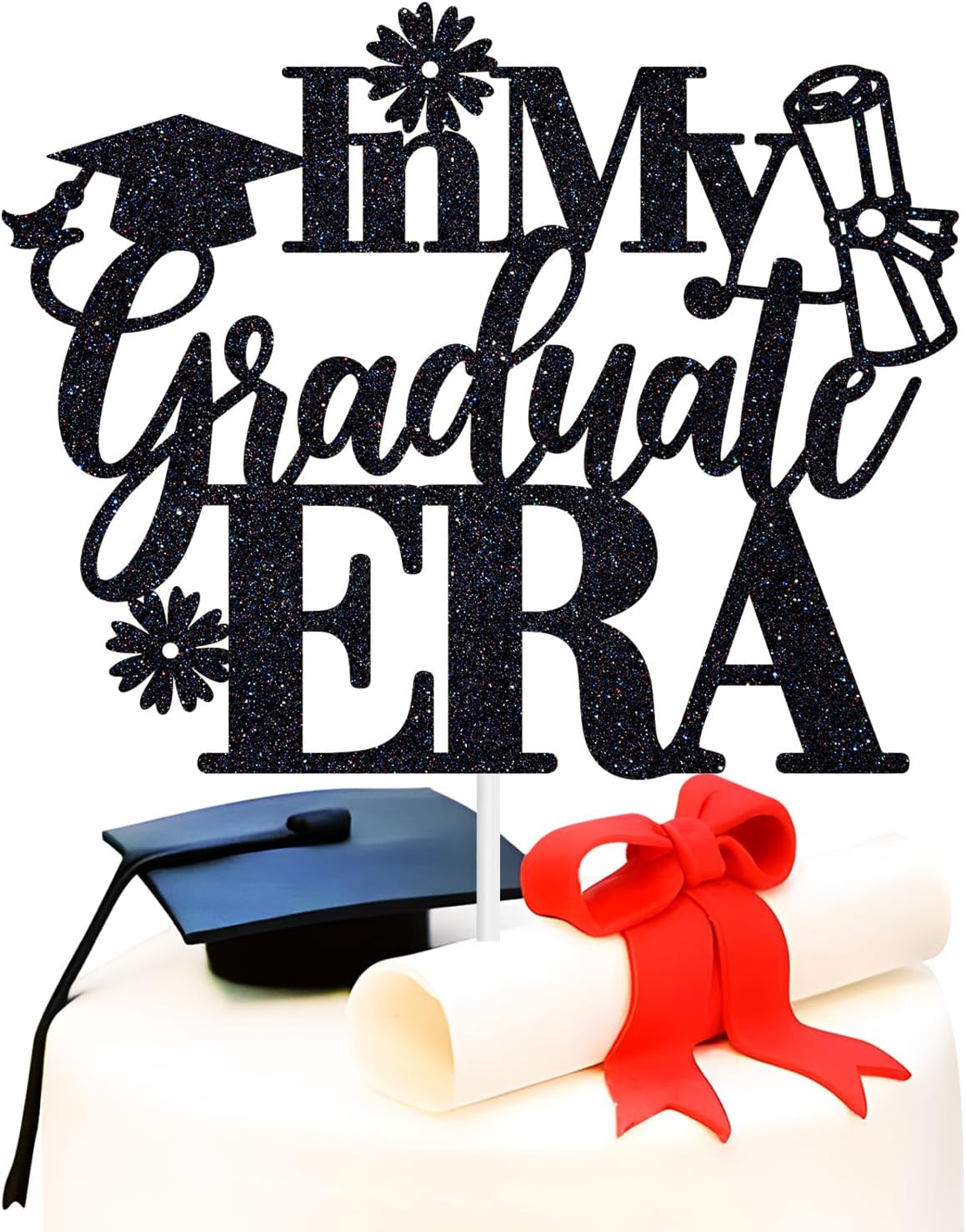 Amazon.com: In My Graduate Era Cake Topper, Congrats Grad/So Proud of ...