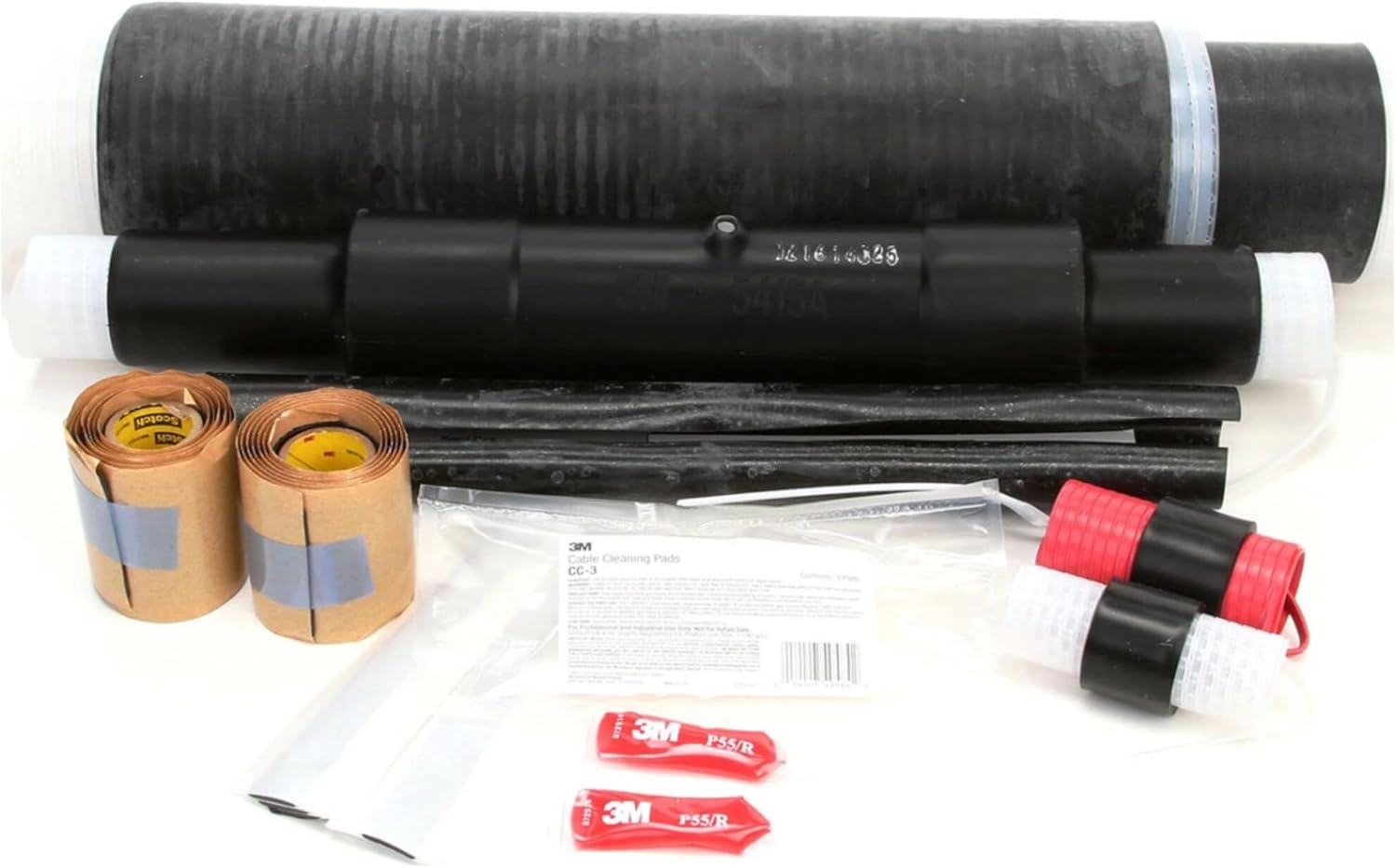 3M COLD SHRINK QS-III SPLICE KIT 5417A-500-CU, CN AND JCN CABLE, 15 KV ...
