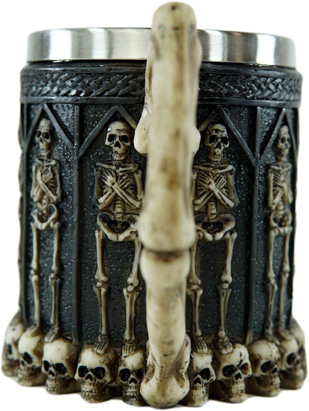 Graveyard Mortuary Skeletons Chamber With Skulls Base Beer Stein ...