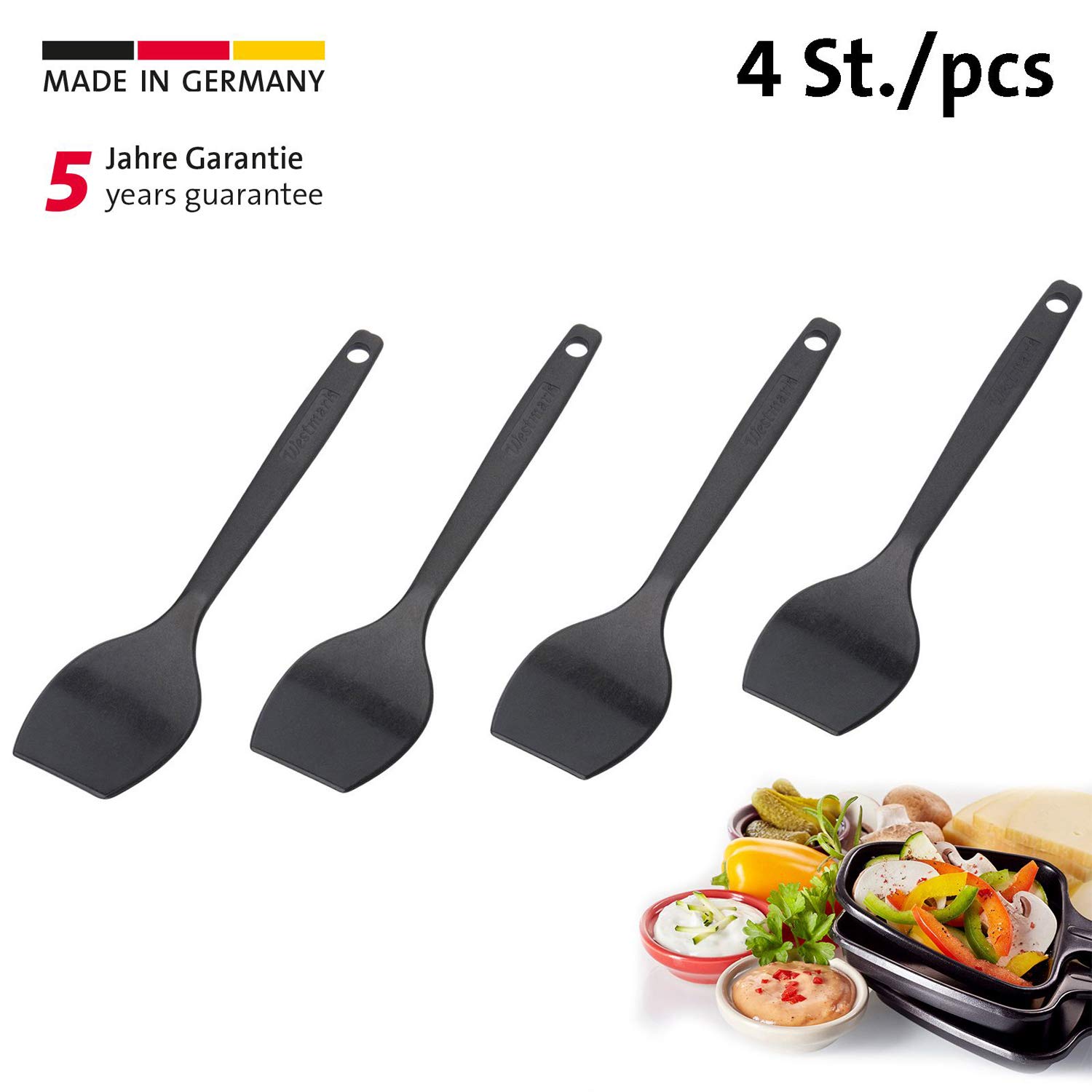 Small Raclette Westmark Raclette Scrapers Set - 4 Piece Gourmetta ...