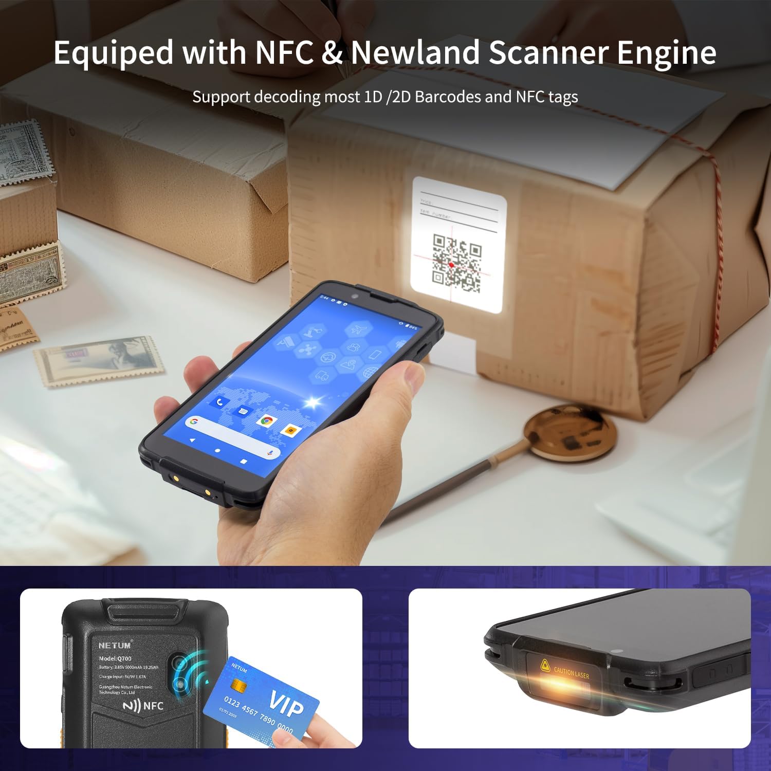 NETUM Q700 Handheld Barcode Scanner Mobile Computer User Manual