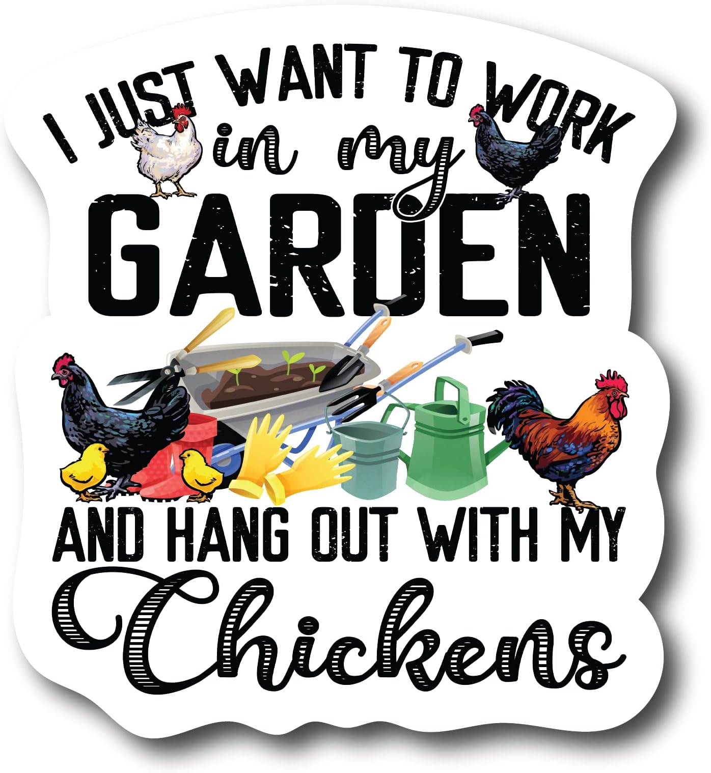 Amazon.com: Black Hen Chicken - 3" Vinyl Sticker - for Car Laptop Water ...