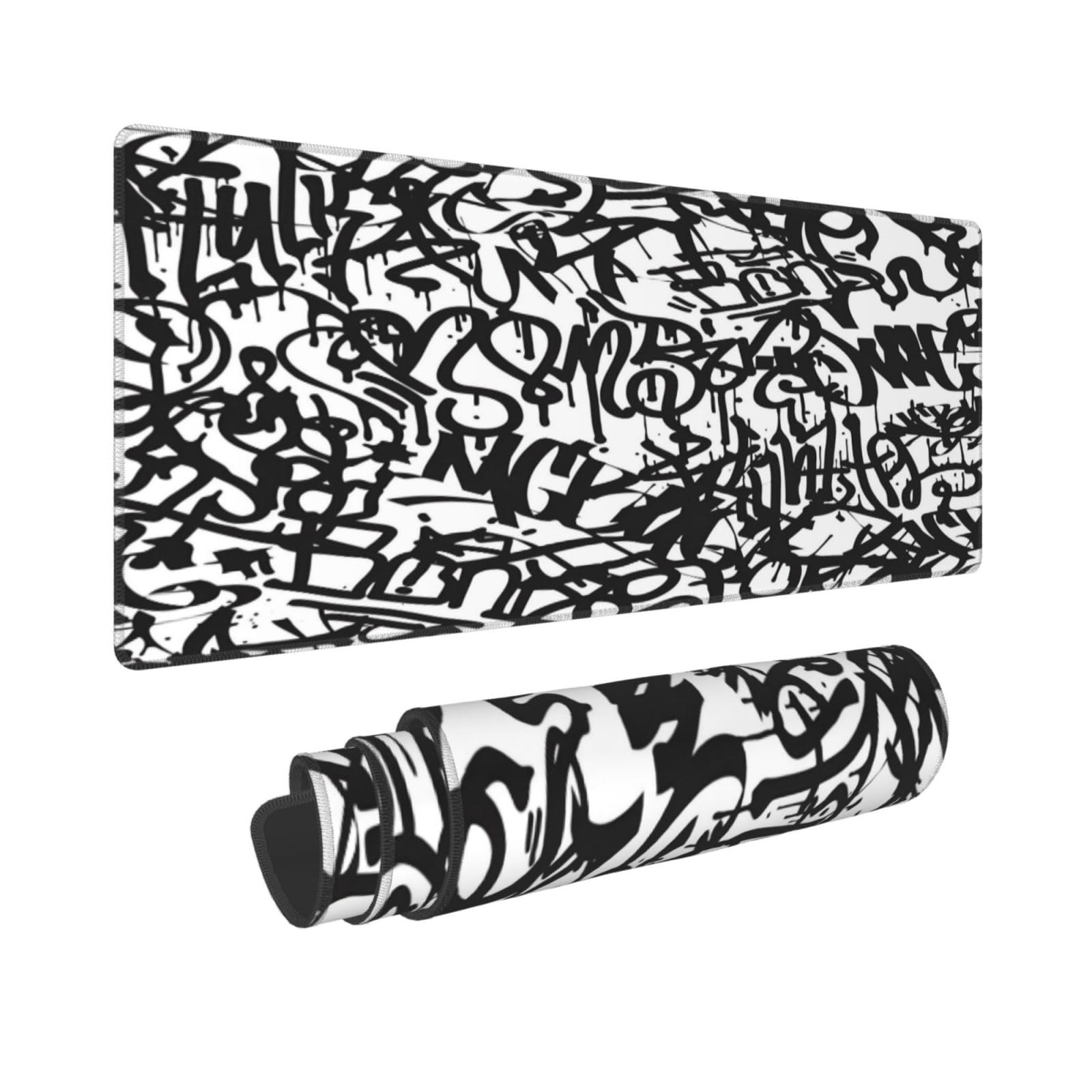 Amazon.com: Graffiti Mouse Pad, Large Big Gaming Mouse Pad Desk Pad ...