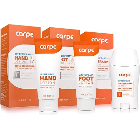 Amazon.com : Carpe Clinical Strength Deodorant + Extra Effective ...
