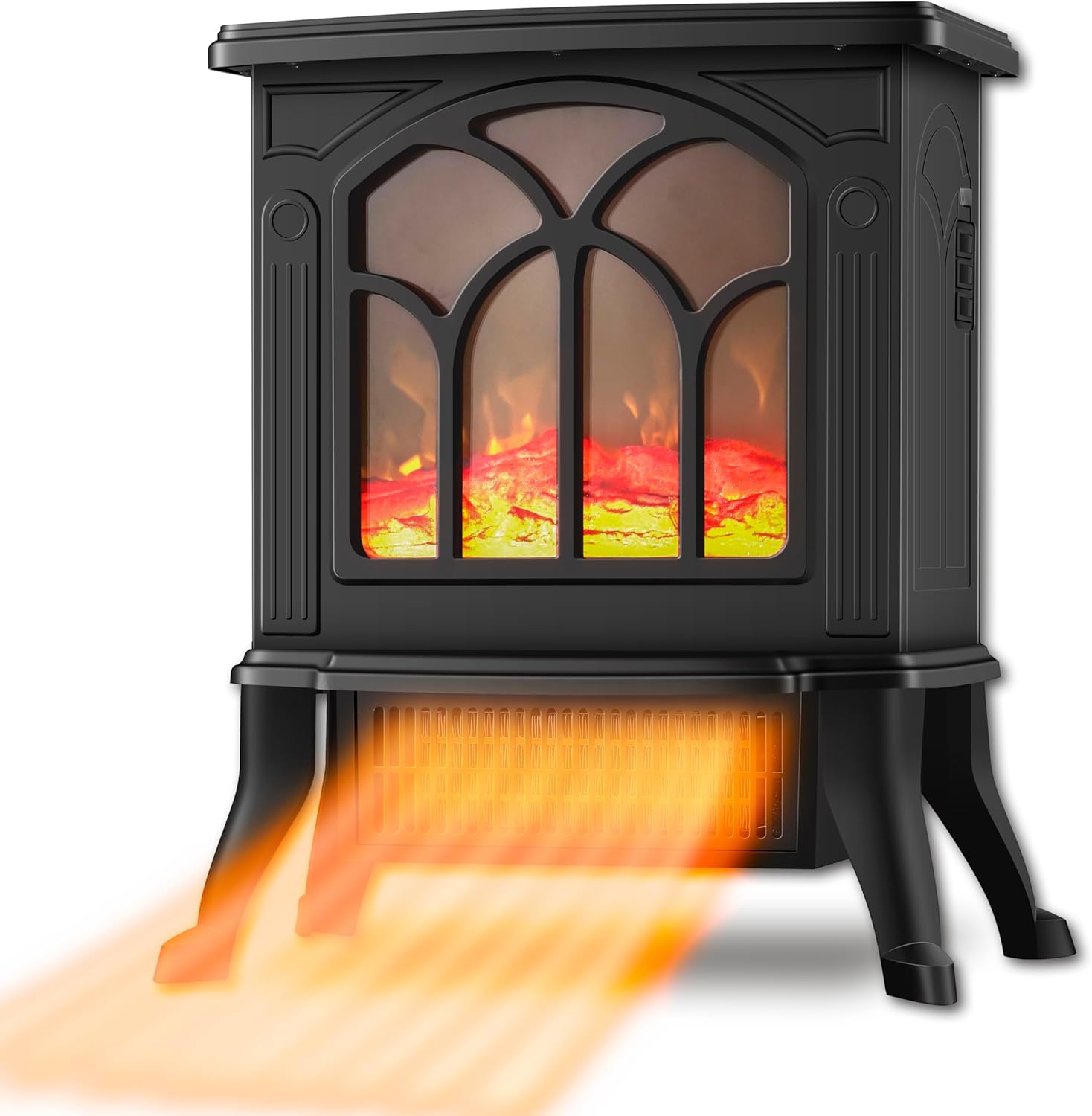 DONYER POWER 23'' Electric Stove Portable Heater, 1500W,LED adjustable ...