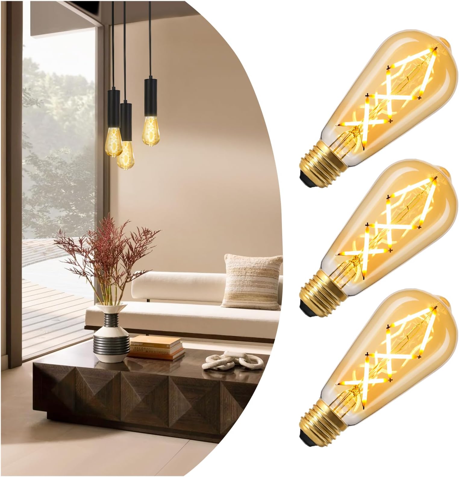 Brighfivey 100 Watt LED Bulb Equivalent, High Brightness 1100 lumen ...