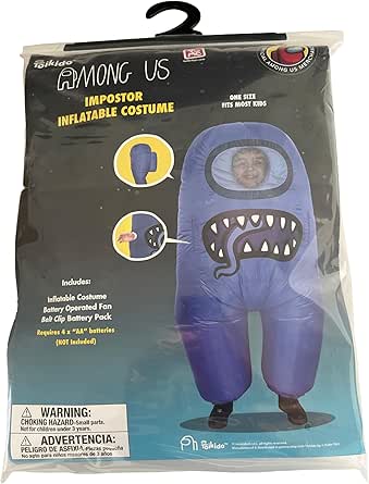 Amazon.com: YuMe Among Us Inflatable Banana Crewmate Halloween Costume ...