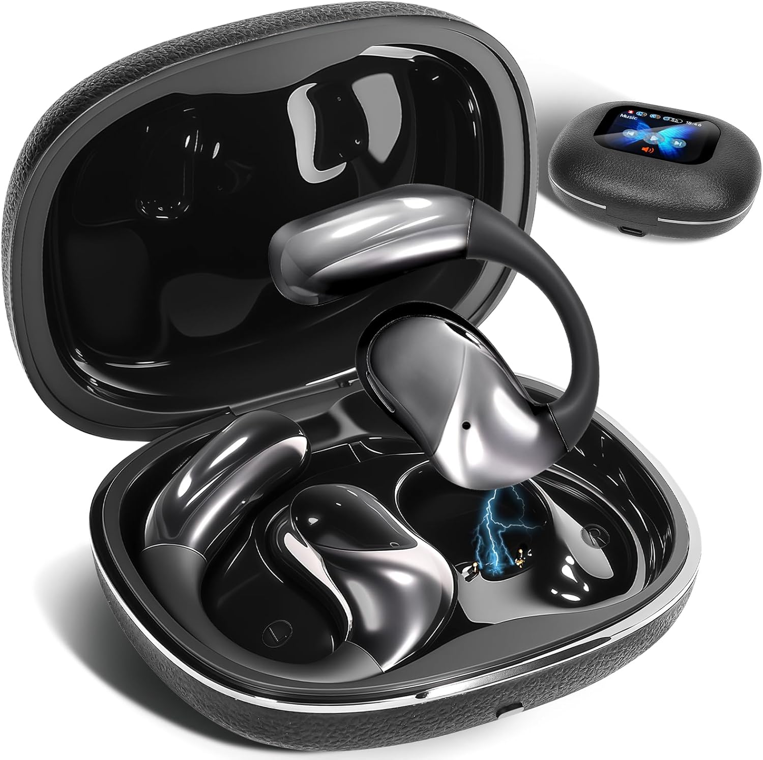 Amazon.com: Open Ear Earphones with Touchscreen, Bone Conduction ...