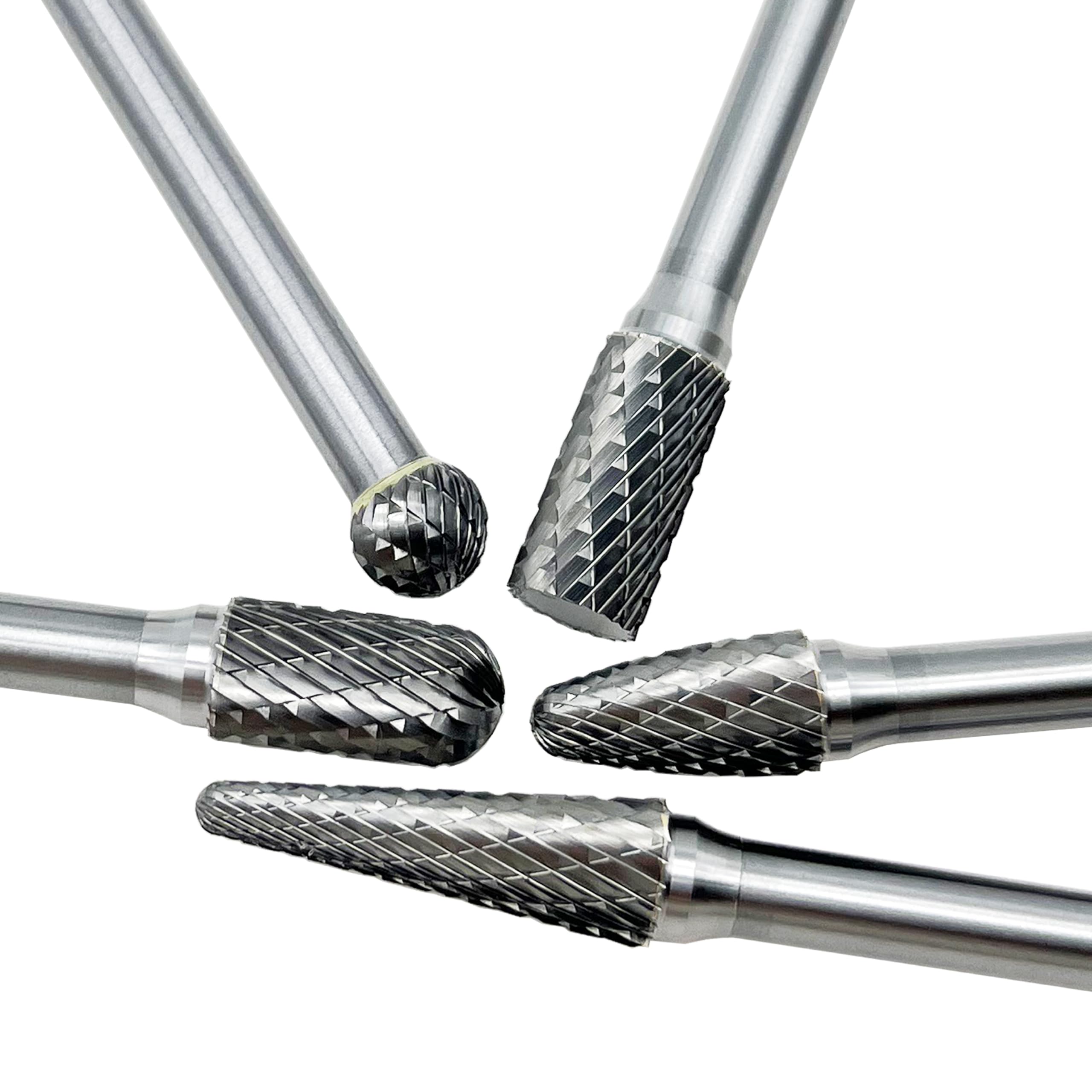 Snapklik.com : Carbide Burrs Set 5pcs Extra Long Shank Carbide Rotery ...