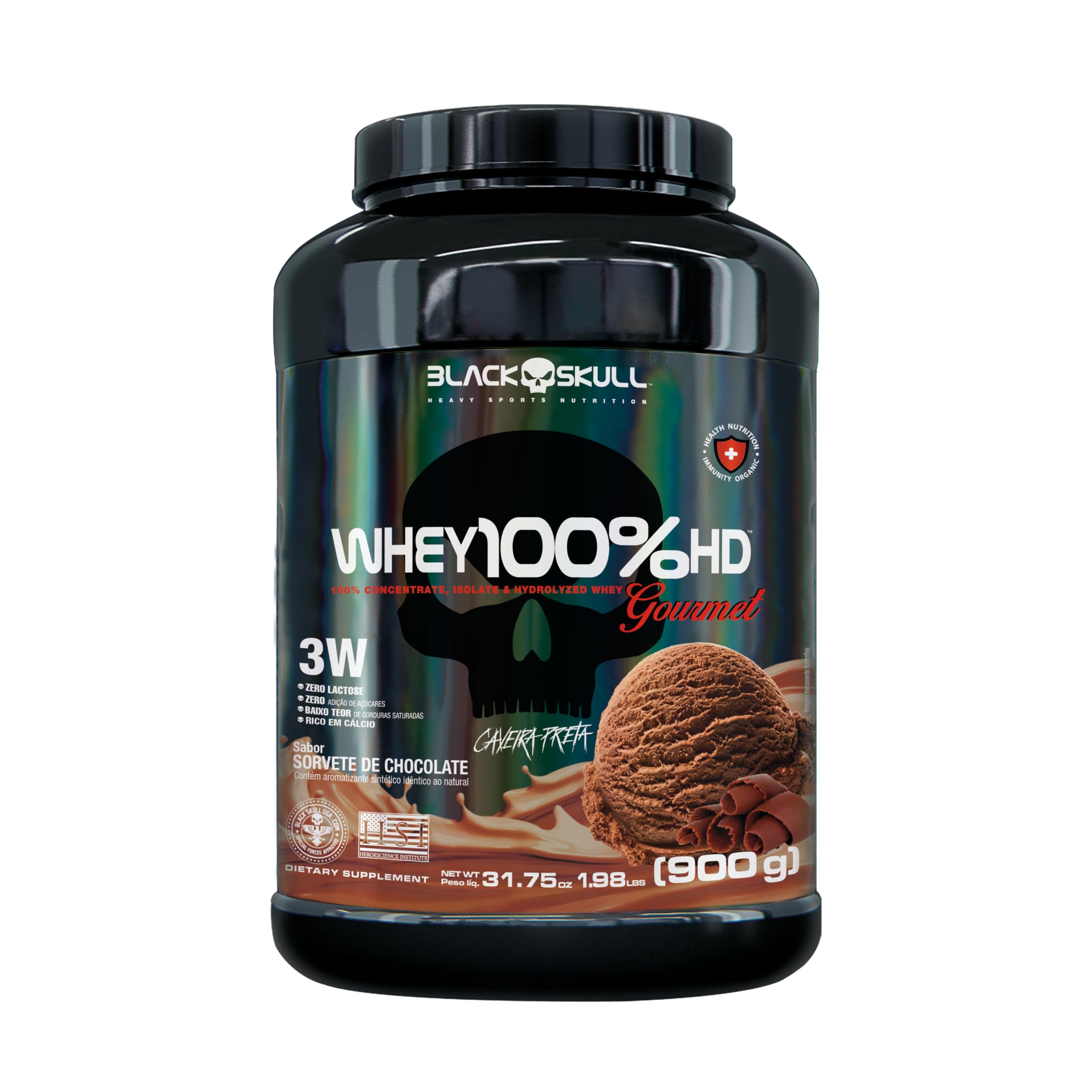 WHEY 100% HD GOURMET CHOCOLATE 900G | Amazon.com.br