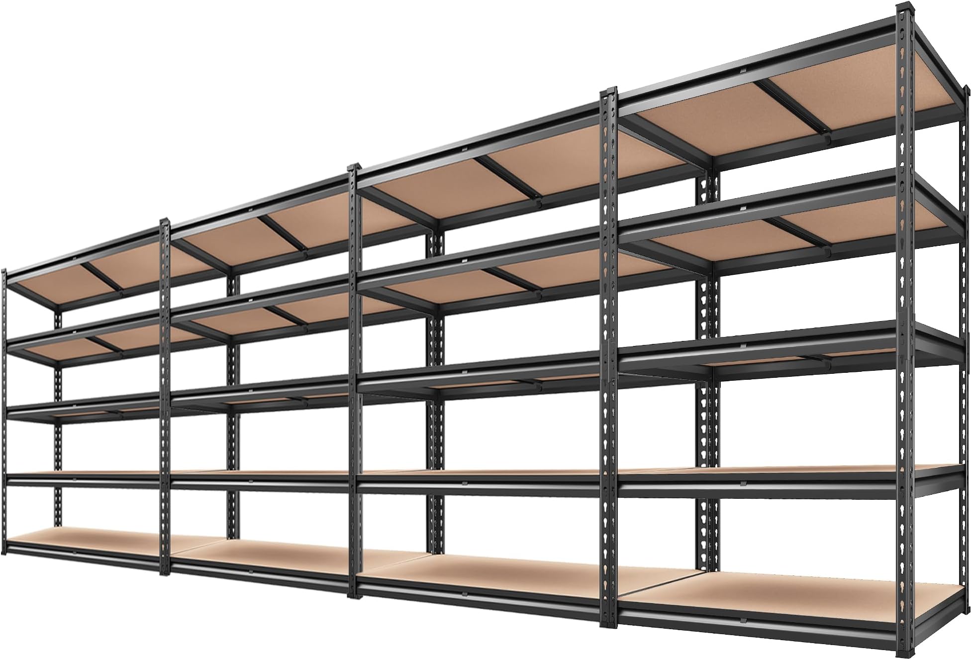 Amazon.com: REIBII 2000LBS Garage Shelving Heavy Duty 72''H Storage ...