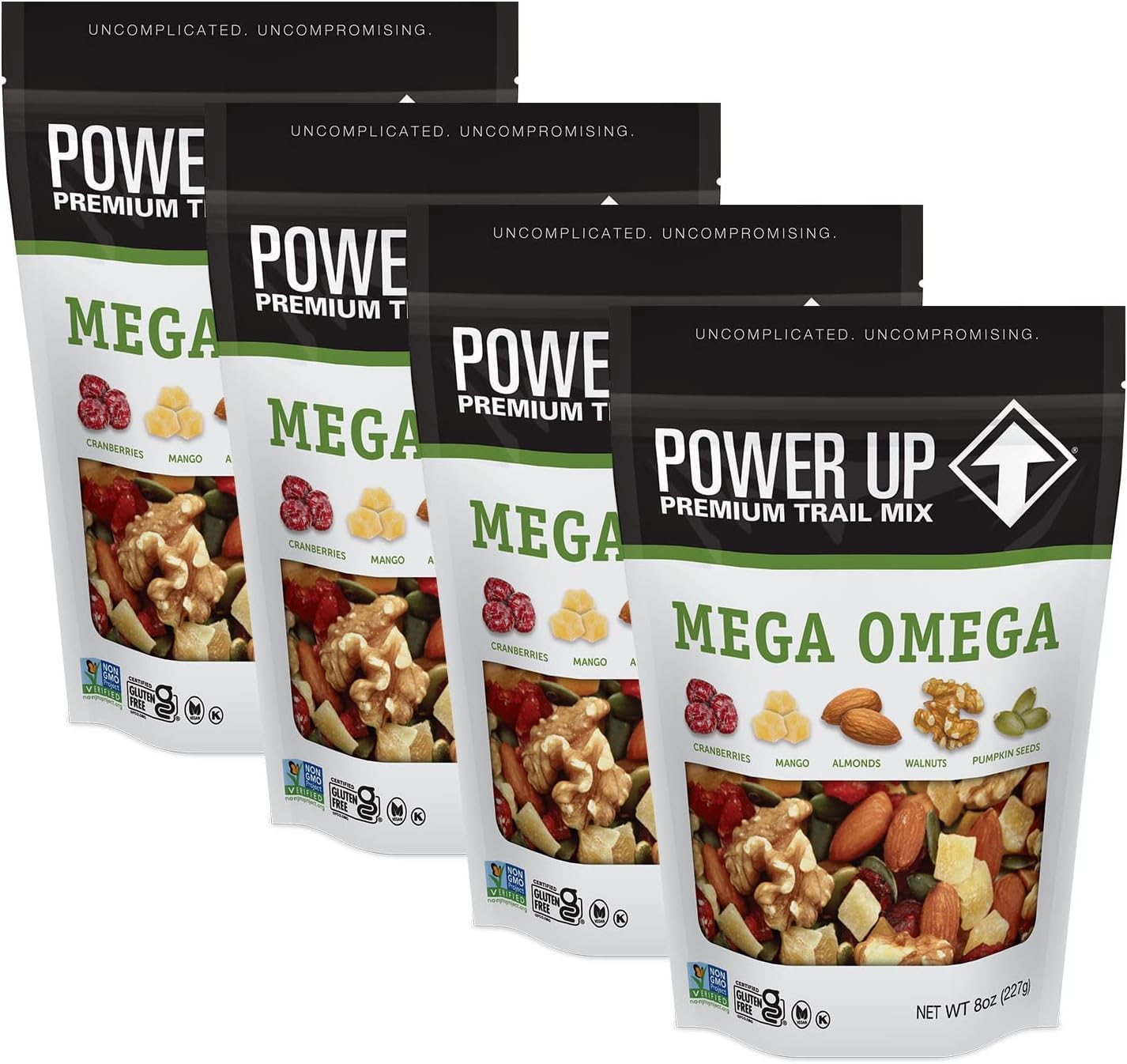 Amazon.com: Power Up Mega Omega Trail Mix By Gourmet Nut -100% Natural ...