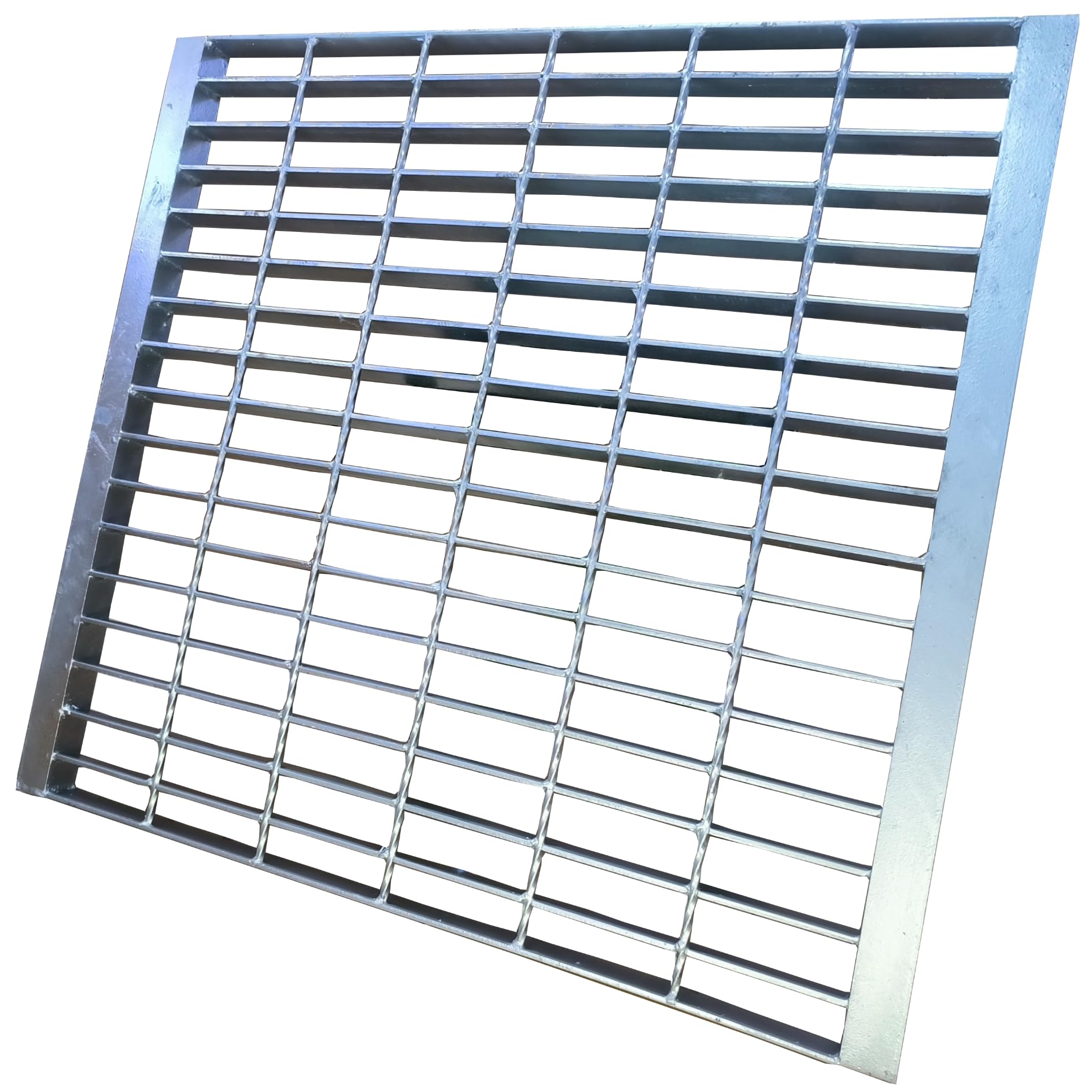 MOSINSBO Galvanized Steel Drain Grate and Frame, 28x28 Outdoor Drain ...