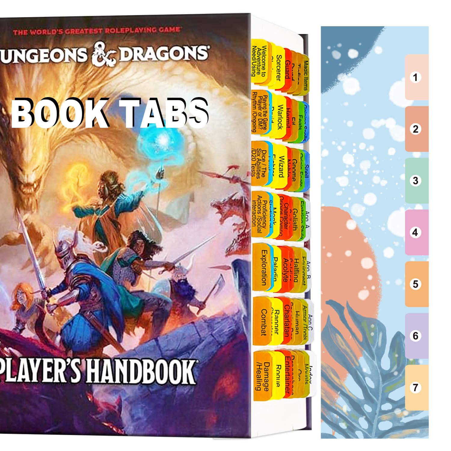 Amazon.com : Index Tabs for D&D 2024 Player's Handbook (Book not ...