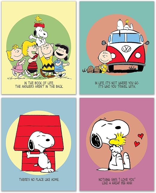 Amazon.com: BigWig Prints Snoopy Poster - Charlie Brown Poster, Snoopy ...