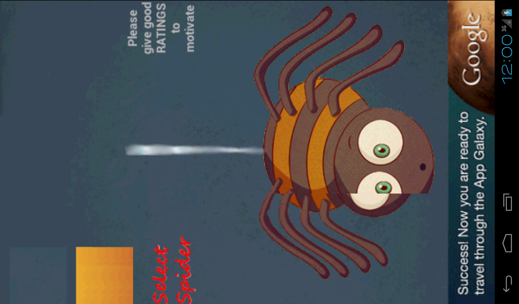 Spiders Shooting Web - App on Amazon Appstore