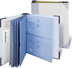 Amazon.com : 2 Pcs Folio Important Document Binder Organizer, Custom ...