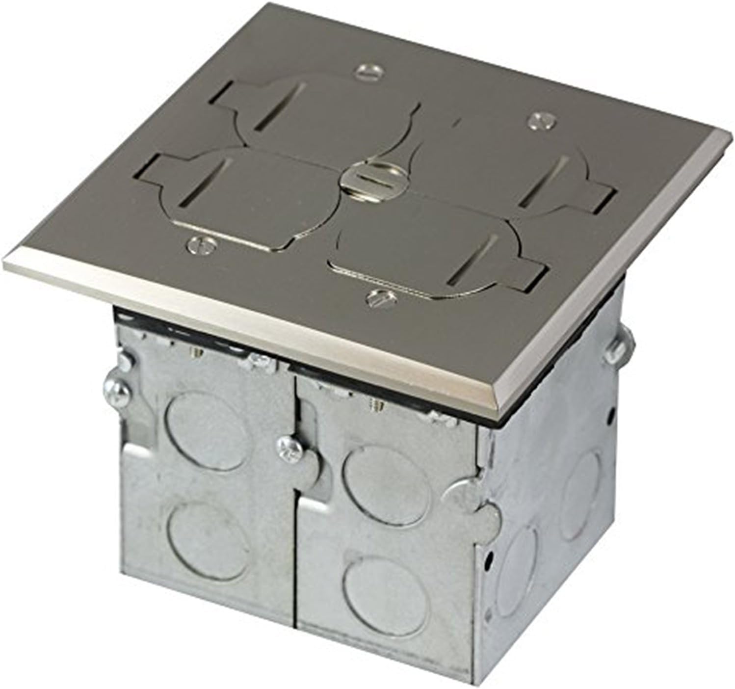 Access Floor Systems In-floor Electrical Box with Cover - Large - Amazon.com