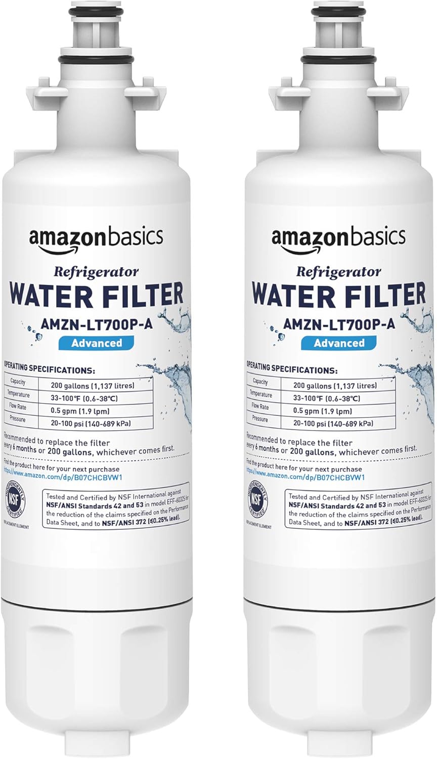 Amazon Basics Replacement LG LT700P Refrigerator Water Filter ...