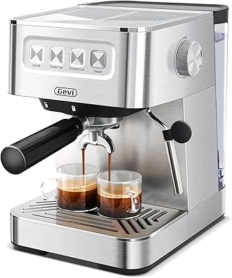 Amazon.com: CASABREWS Ultra Espresso Machine with LCD Display, Powerful Milk Frother and ...