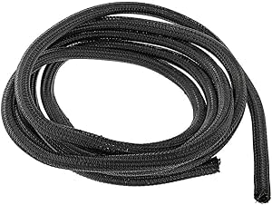 Amazon.com: White Label Self-Closing Braided Wire Wrap - 6mm : Electronics