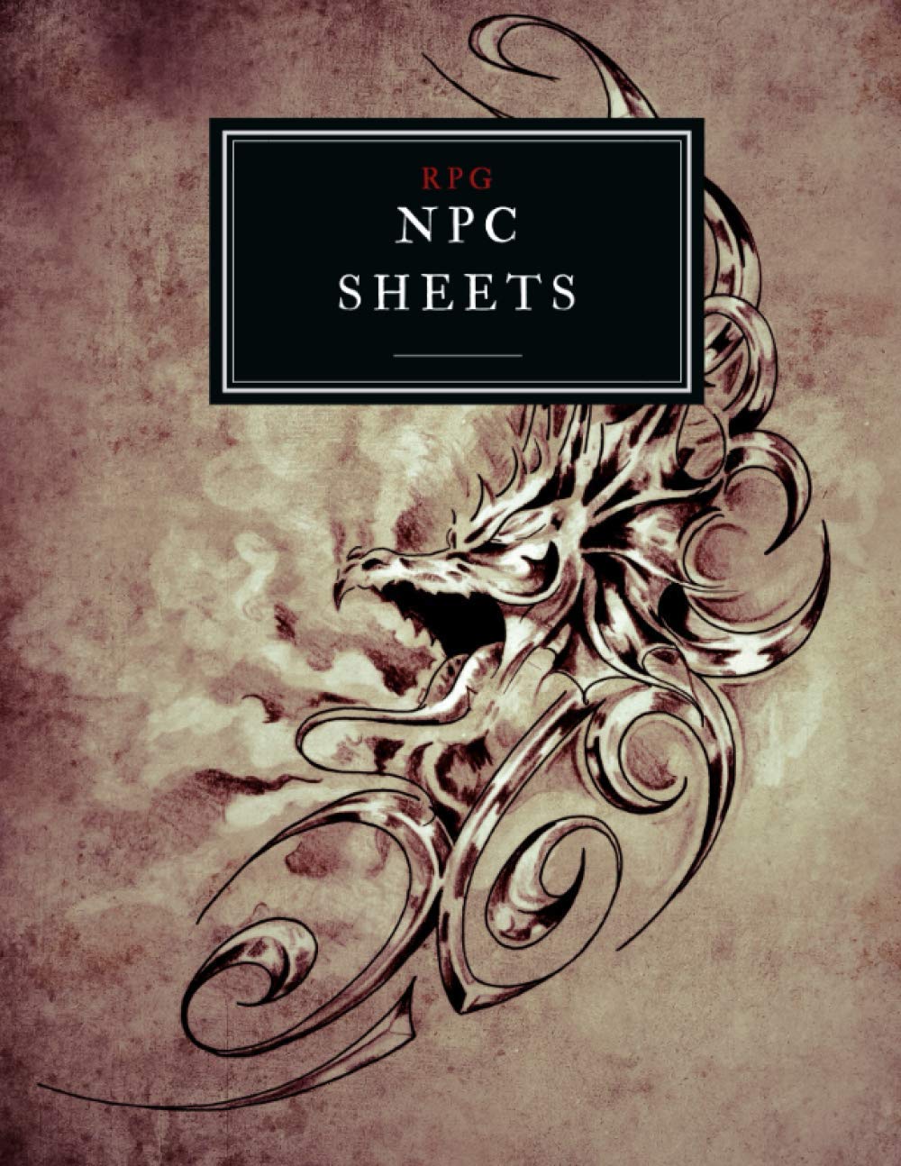 Buy NPC Character Sheet Journal: Create, Record, and Keep track of your ...