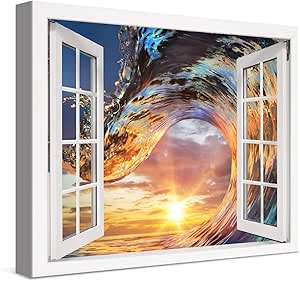 Amazon.com: PICANOVA – Canvas Print 16x12 in – Canvas Art Print Wall ...