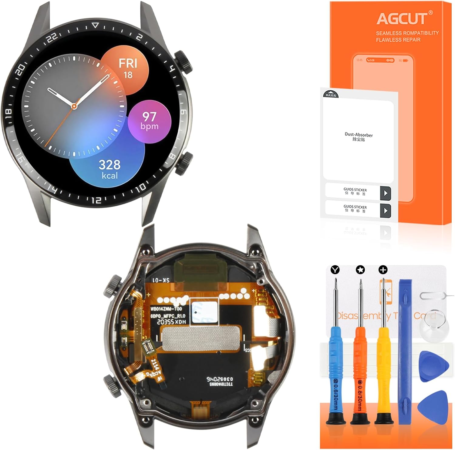 Amazon.com: LCD for Huawei Watch GT2 Screen Replacement for Huawei ...