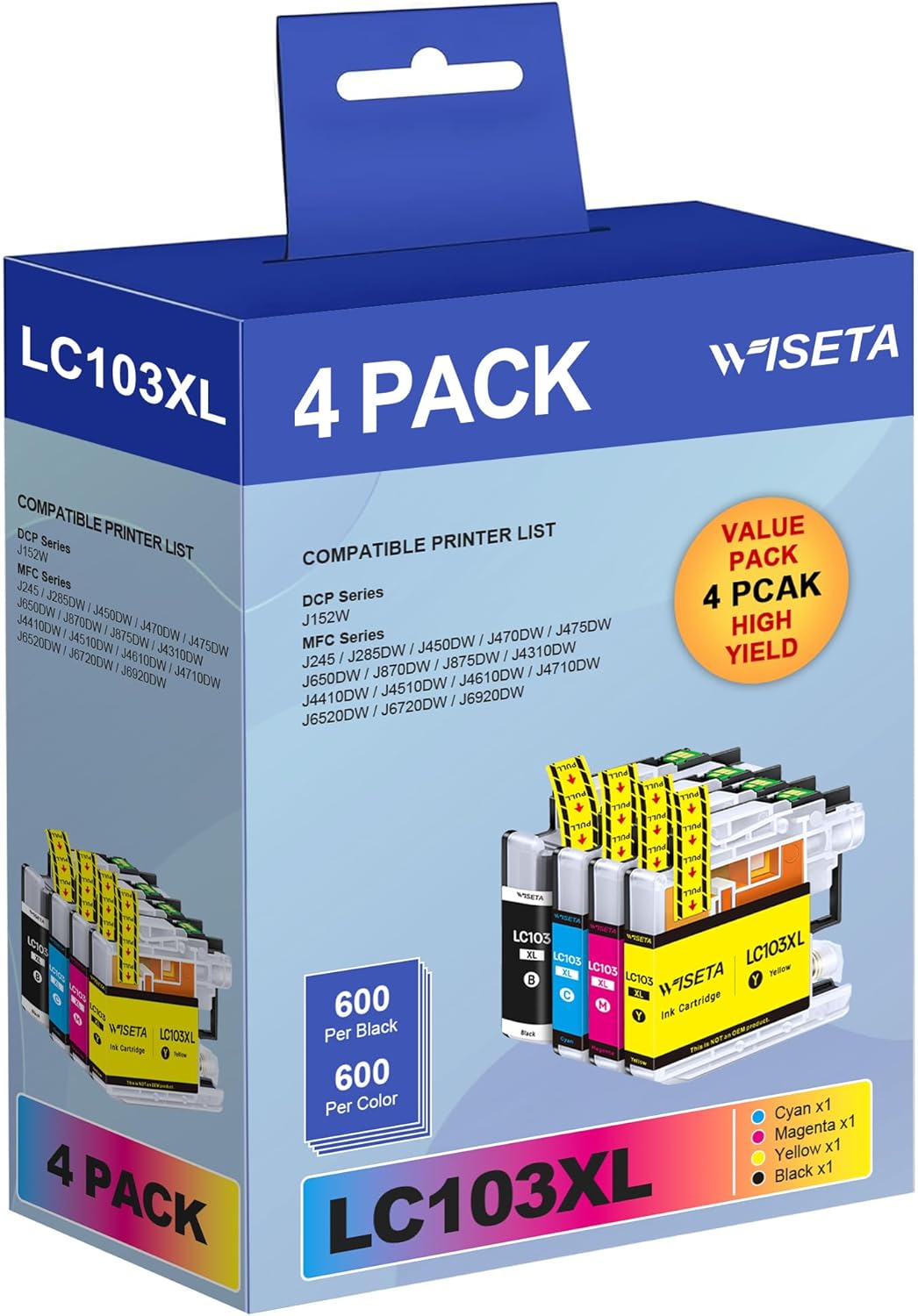 Amazon.com: LC103 Ink Cartridges Replacement for Brother Ink Cartridges ...