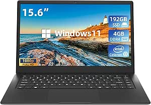 Amazon.com: Morostron Laptop 4GB DDR4 128GB SSD 64GB EMMC, 15.6 Inch ...