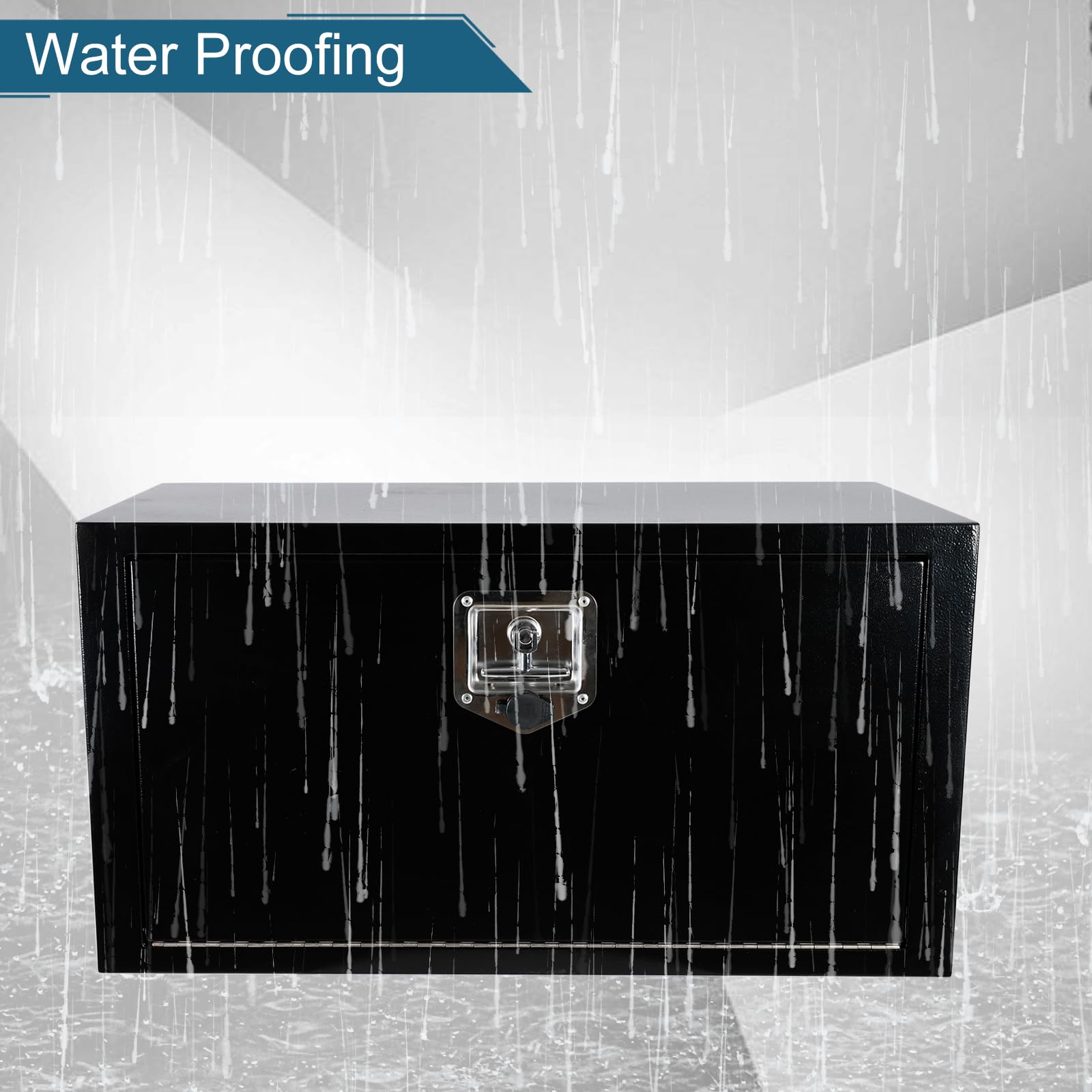 Snapklik.com : 30"X14"X16" Underbody Utility Tool Box Truck Box Black ...