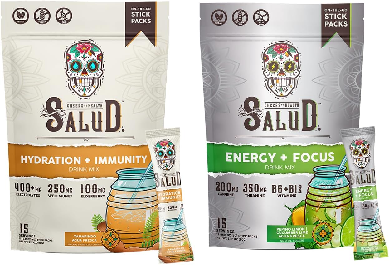 Amazon.com: Salud 2-Pack | 2-in-1 Hydration + Immunity (Tamarindo ...