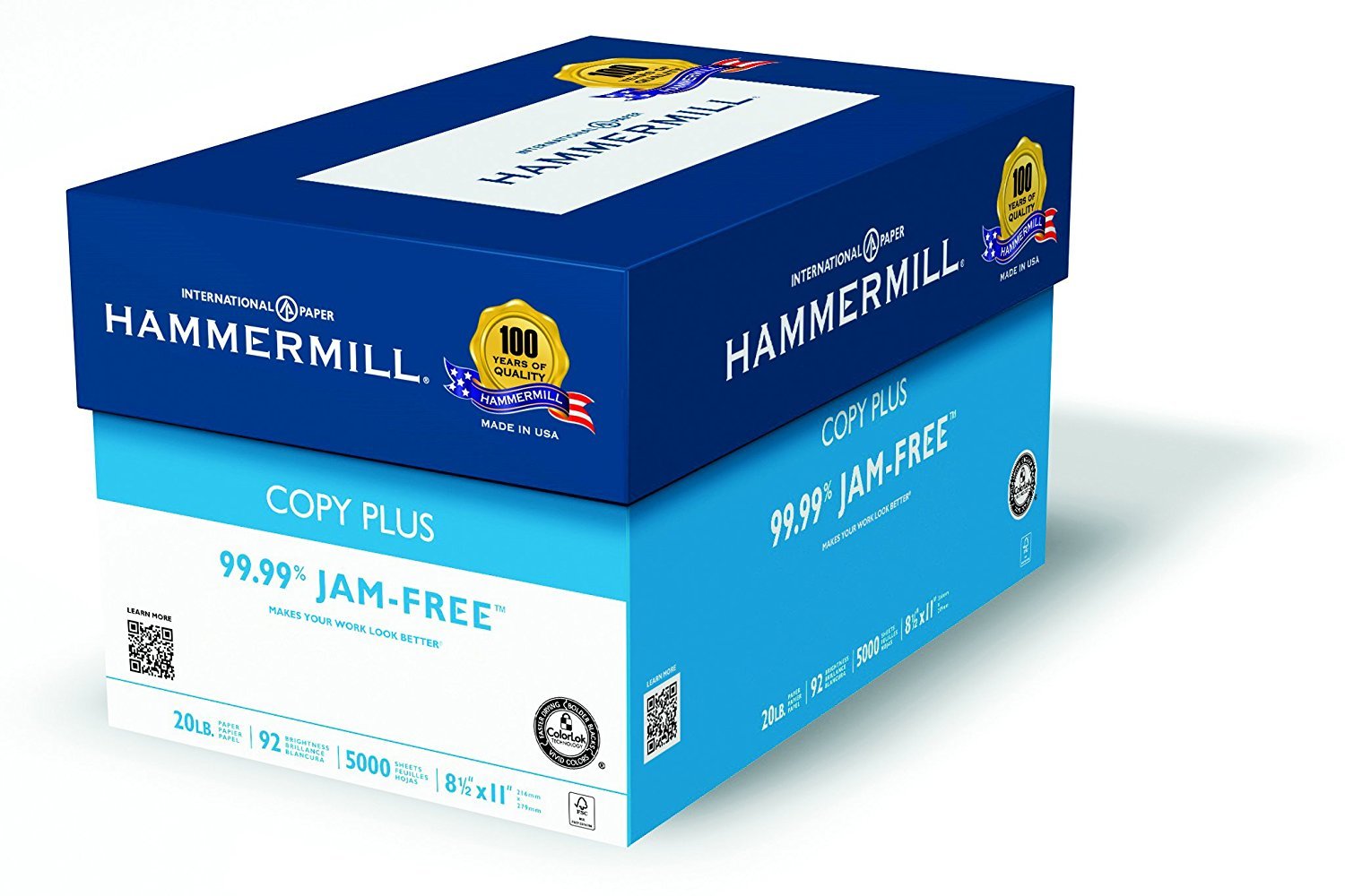 Amazon.com : Hammermill Paper, Copy Plus, 20lb, 8.5 x 11, Letter, 92 ...