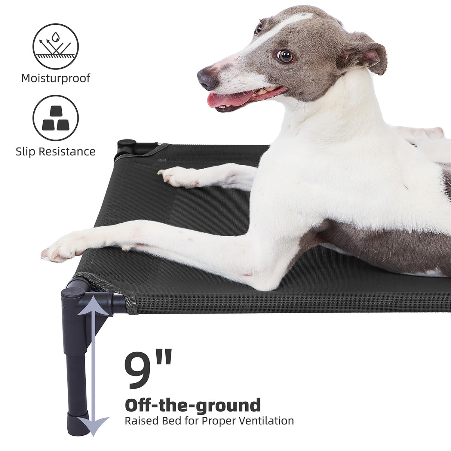pettycare Elevated Outdoor Dog Bed - Dog Cots beds for Large Dogs XL ...