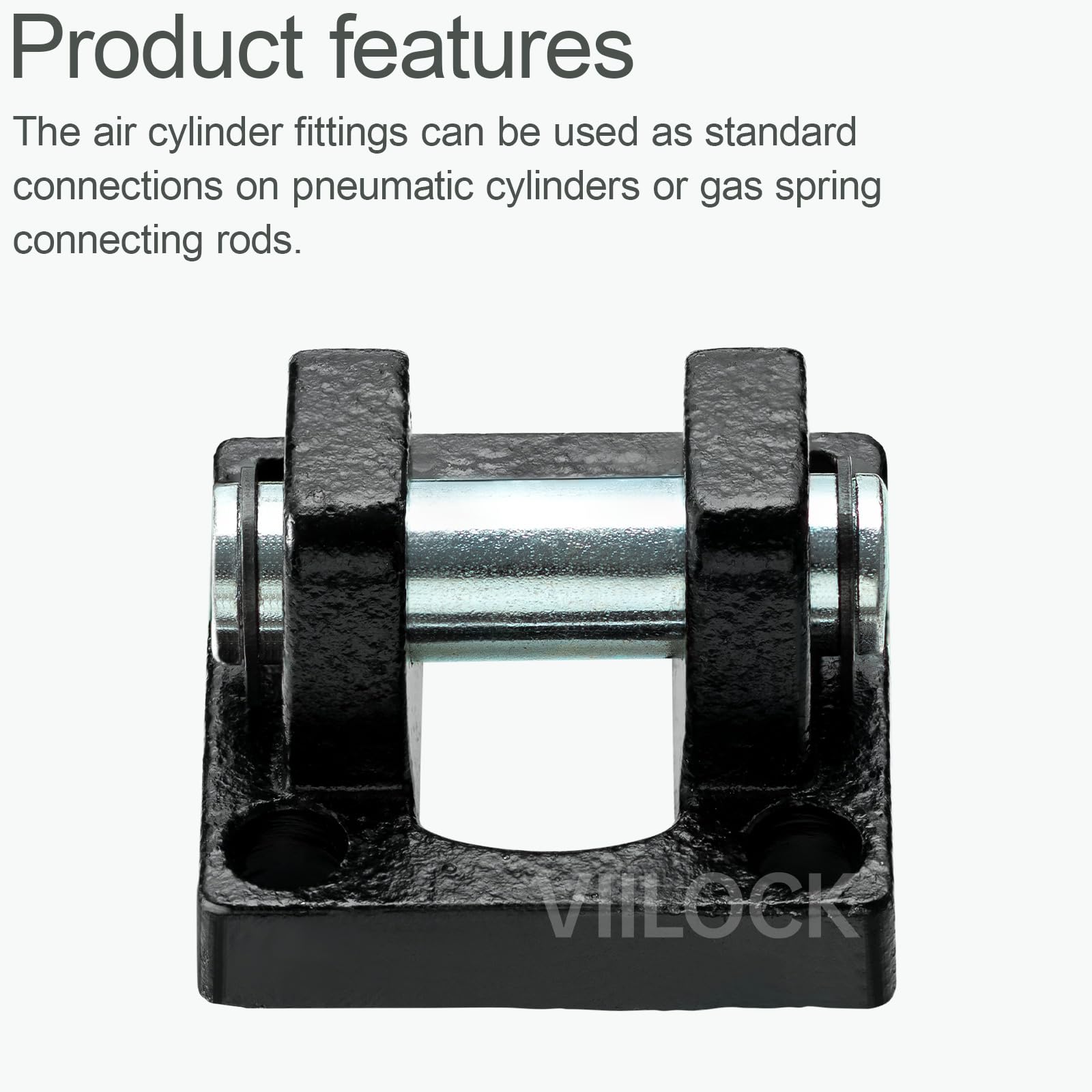 Air Cylinder PATIKIL Pneumatic Mounting Bracket - 92x92x50mm Black ...