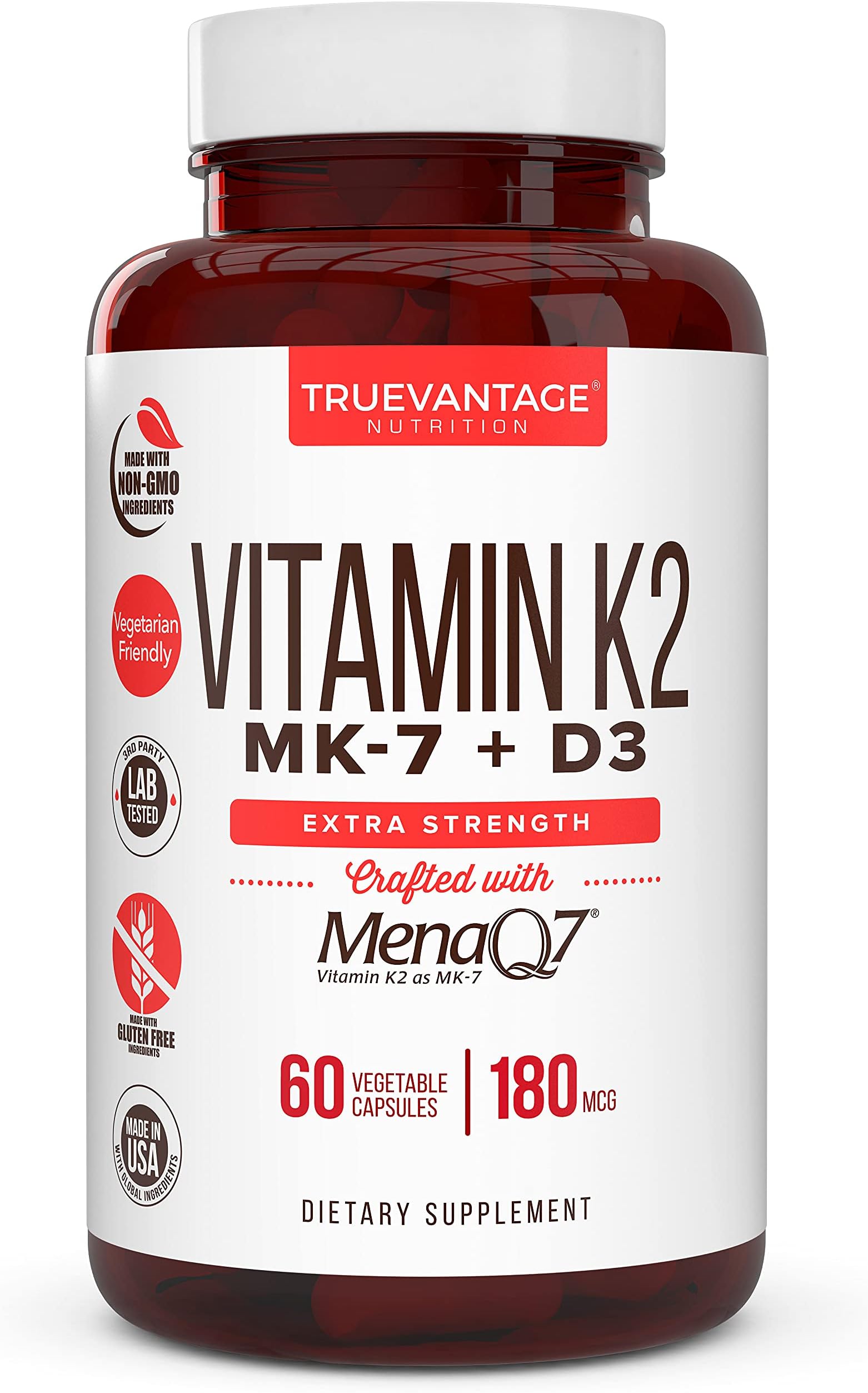 Amazon.com: Vitamin K2 D3 Supplement 5000 IU D3 and 180 mcg Vitamin k2 ...